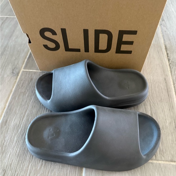 Yeezy | Shoes | Yeezy Grey Slide Sandals | Poshmark